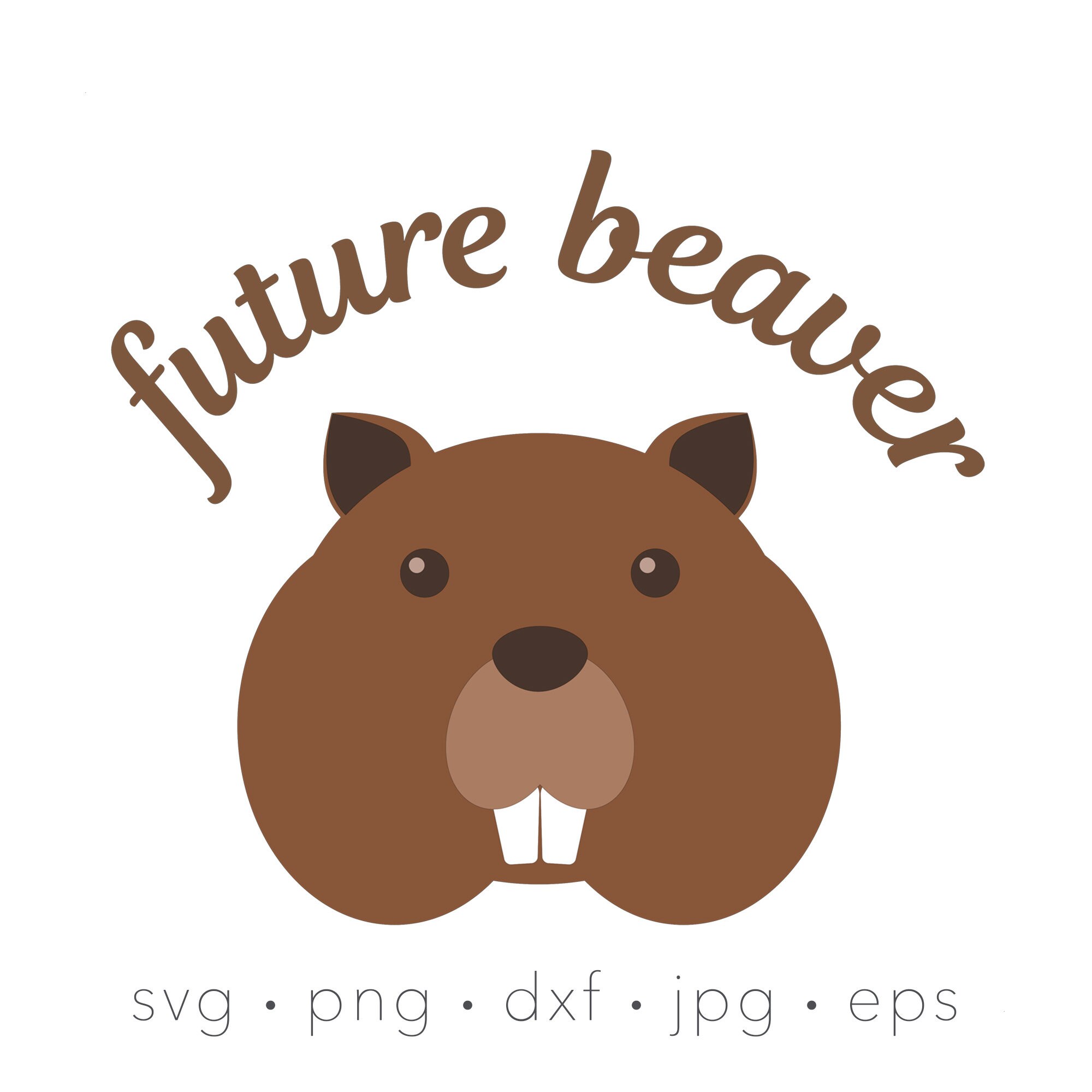Beaver Mascot Svg, Future Beaver School Spirit, Homecoming, Digital Cut ...