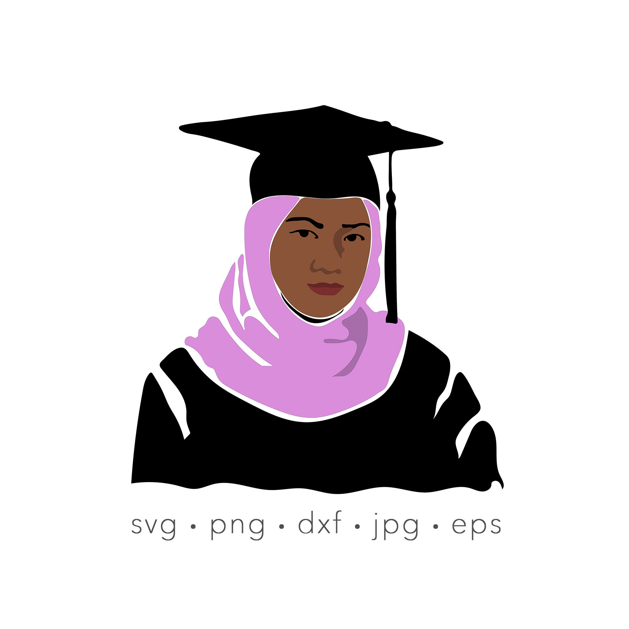 Hijab Graduation Svg, Graduation Svg, Graduation, Graduation Png, Hijab ...