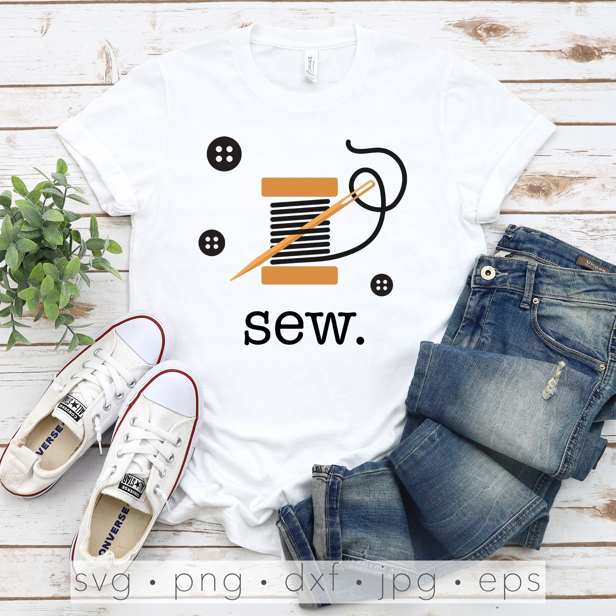 Sewing Svg, Cute Sewing Saying Png, Needle and Thread Clipart ...