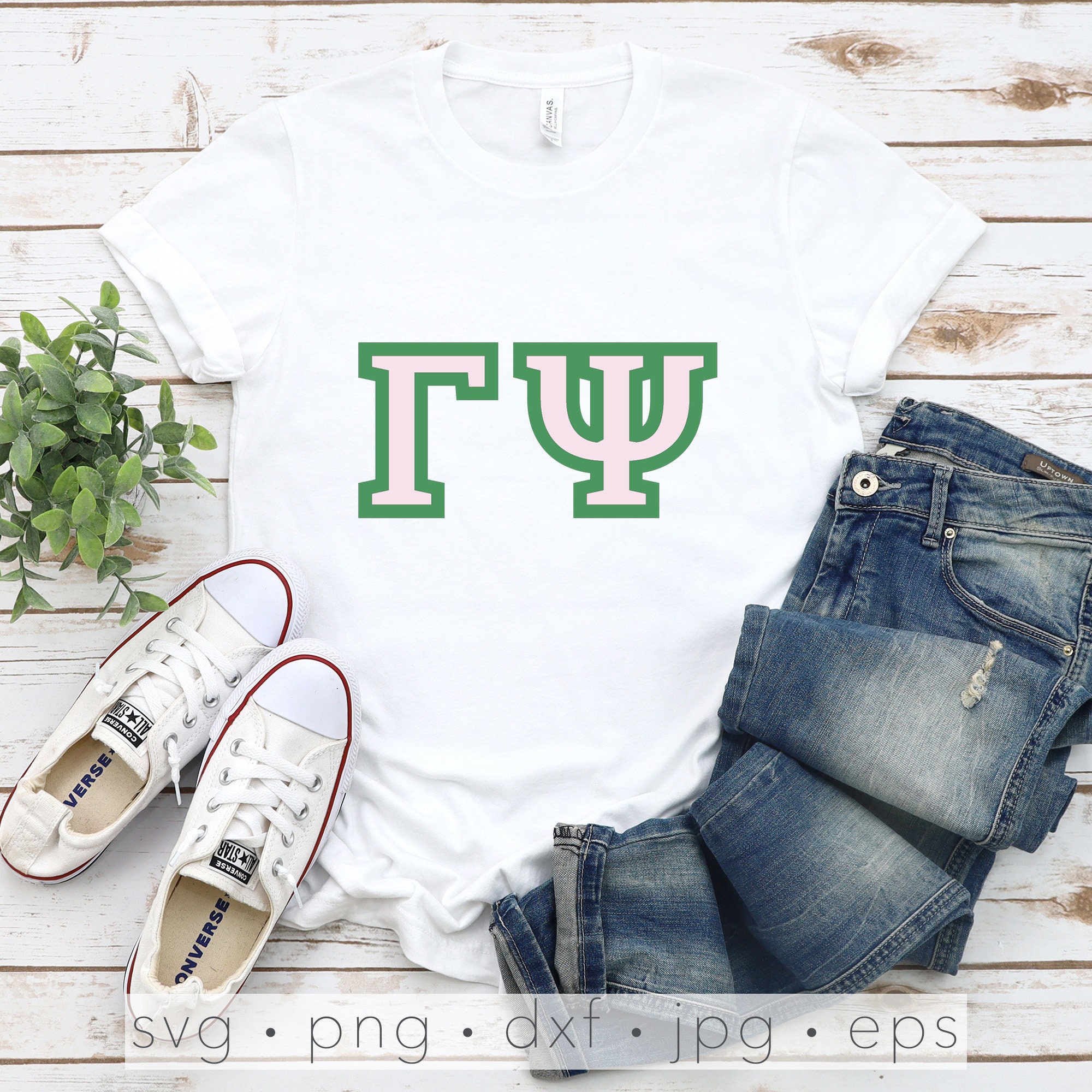 Black Sorority Greek Letter Bundle SVG, Pink and Green Sorority Letters ...
