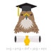 Graduation Svg Hawk, Bird Svg, Hawk Png, Graduation Cap Svg, Laser Cut ...