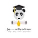 Graduation Svg Panda, Panda, Graduation Svg 2024, Graduation Cap Svg ...