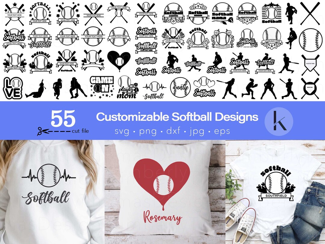 Softball Svg, Softball PNG, Softball Mama Png, Sports Svg, Softball ...