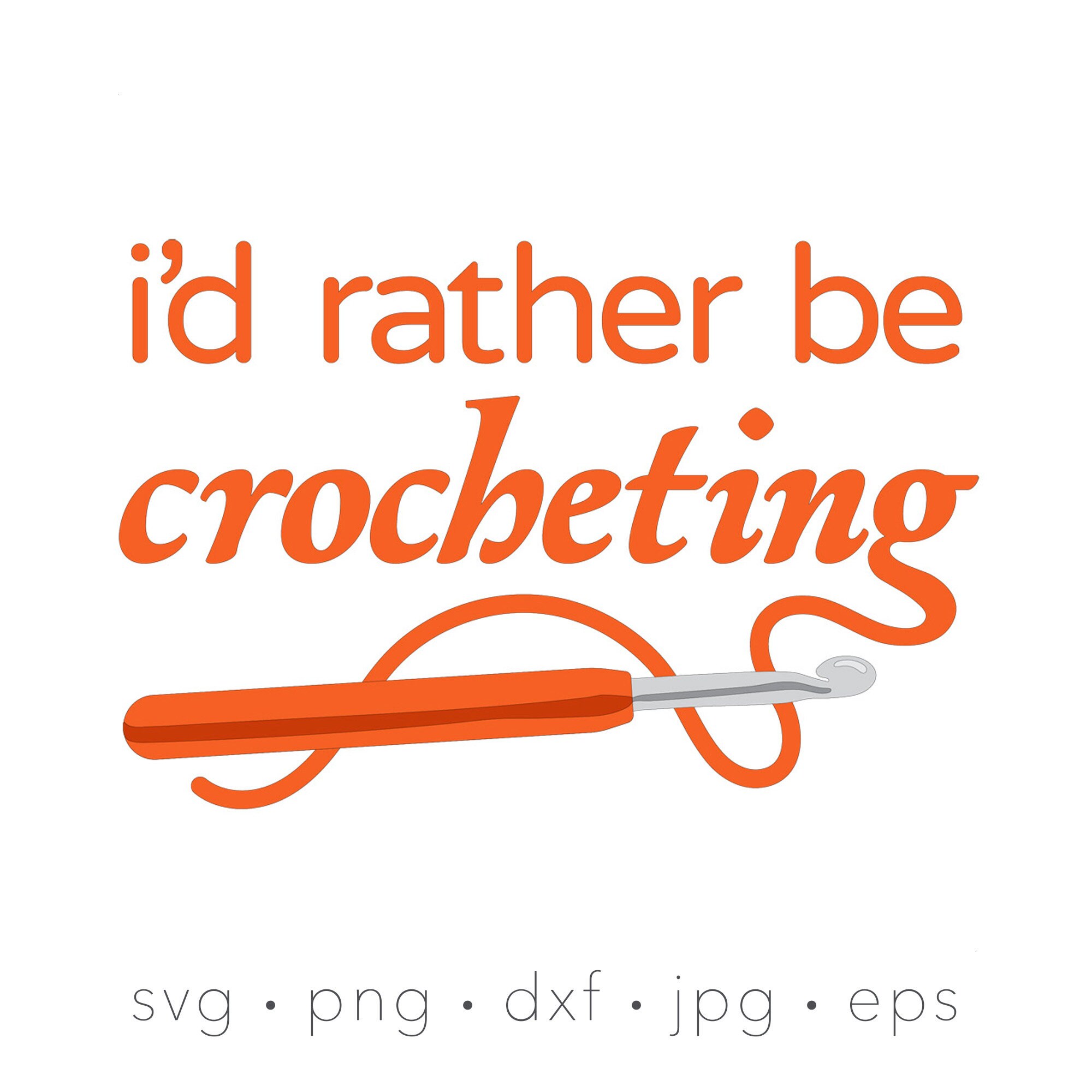 Crocheting Svg, Hook Yarn Clipart, Layered Digital Cut File, Silhouette ...