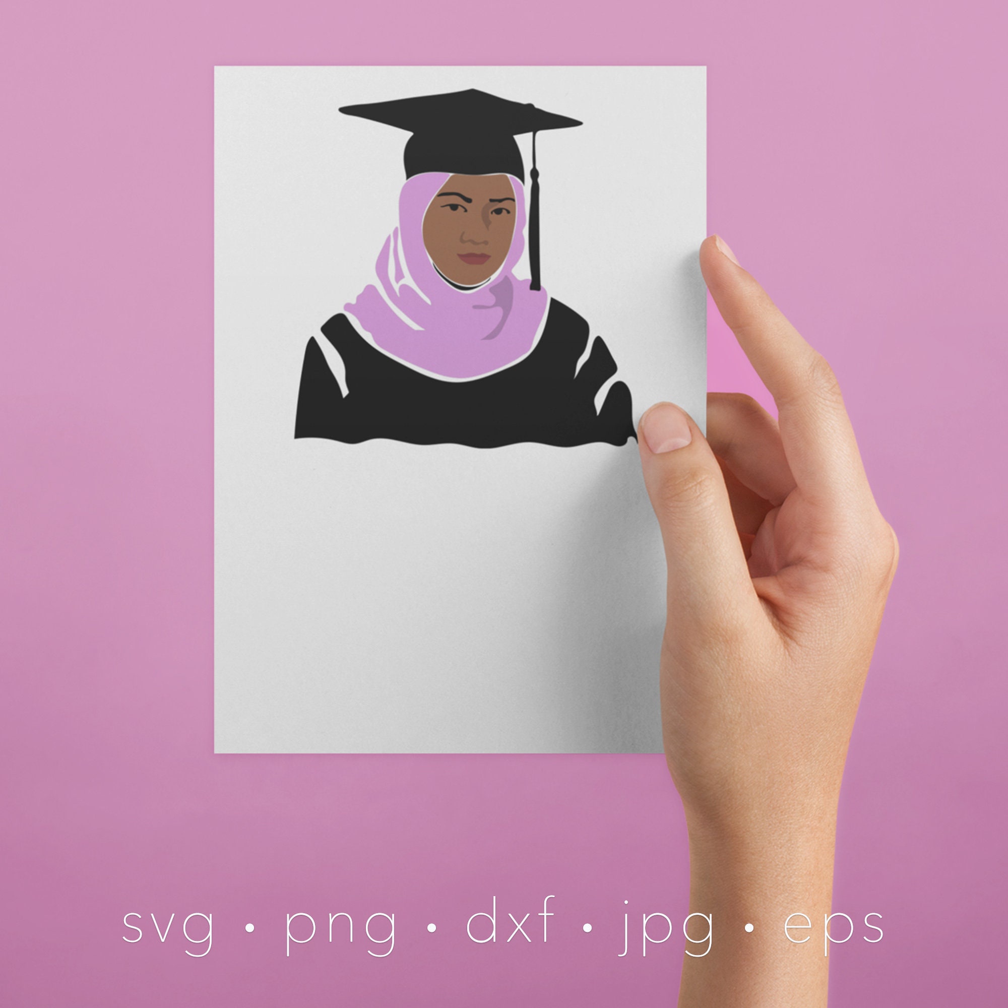 Hijab Graduation Svg, Graduation Svg, Graduation, Graduation Png, Hijab ...