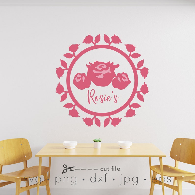 Rose Bundle SVG, Pink Rose Svg, Rose Cut File, Birth Flower Svg ...