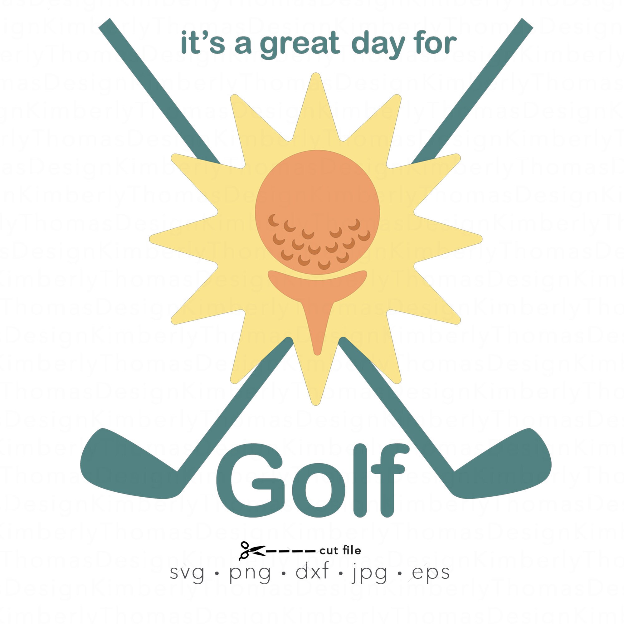 Golf Svg, Golf Ball and Tee Svg, Golf Clubs for Silhouette and Cricut ...