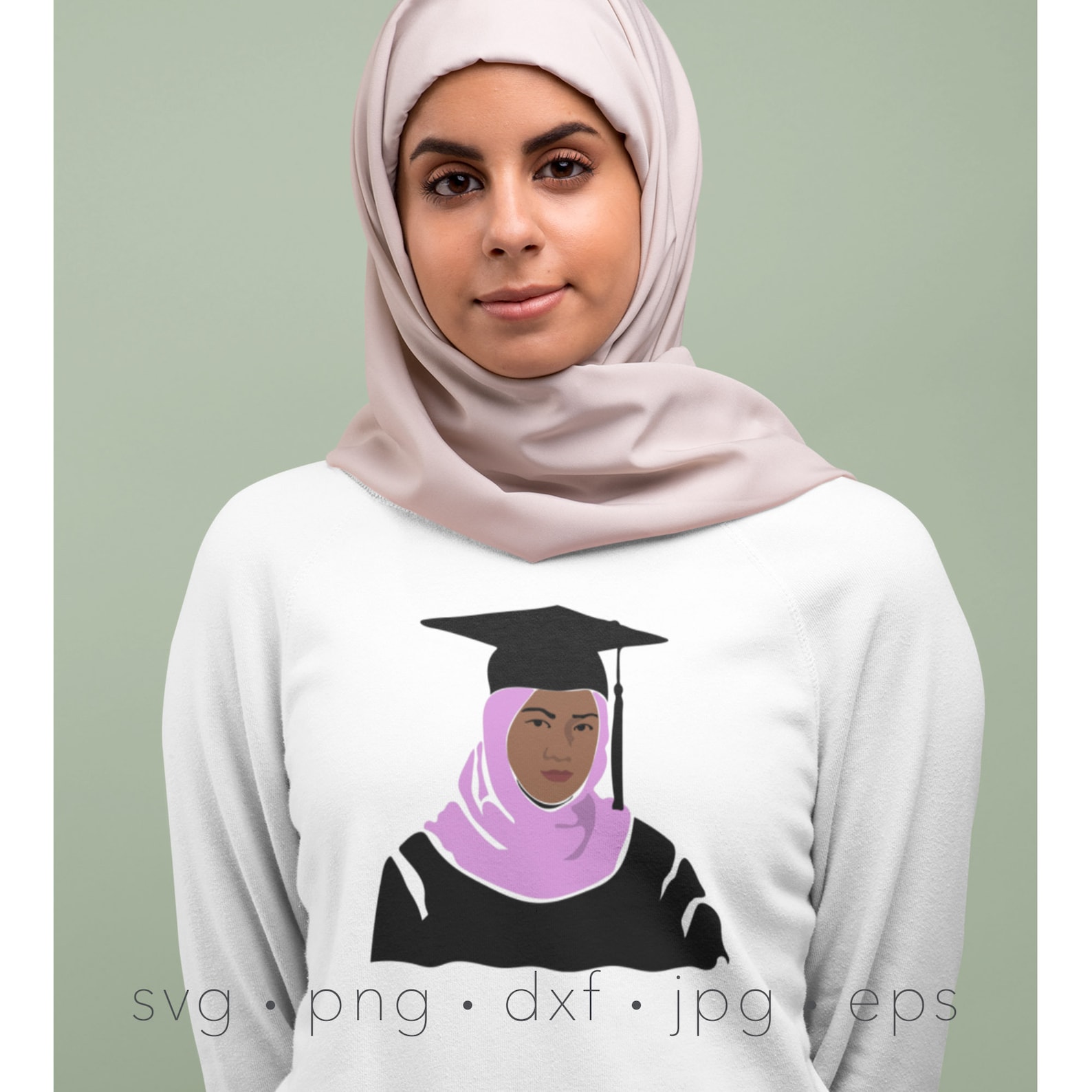 Hijab Graduation Svg, Graduation Svg, Graduation, Graduation Png, Hijab ...