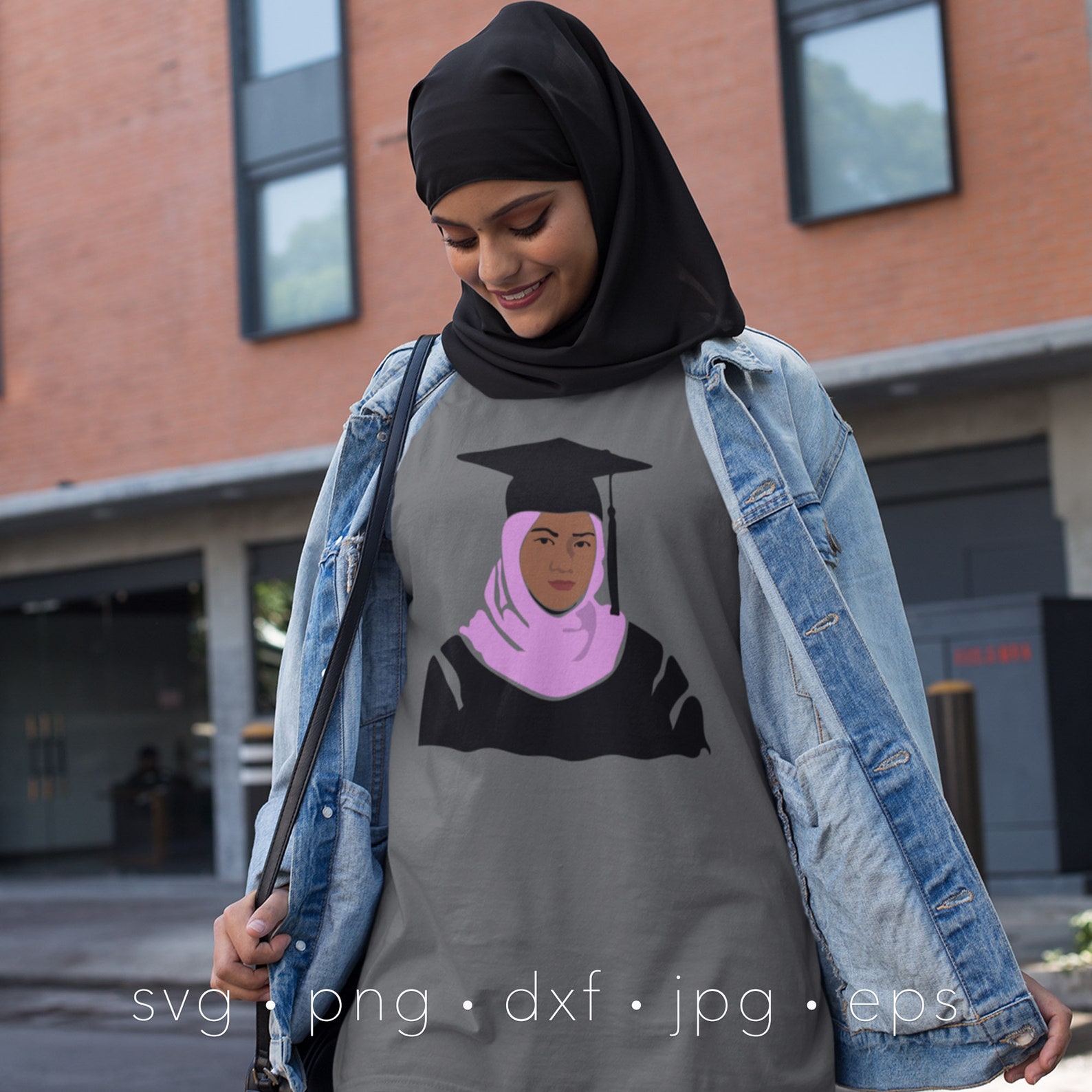 Hijab Graduation Svg, Graduation Svg, Graduation Bundle, Graduation Png ...