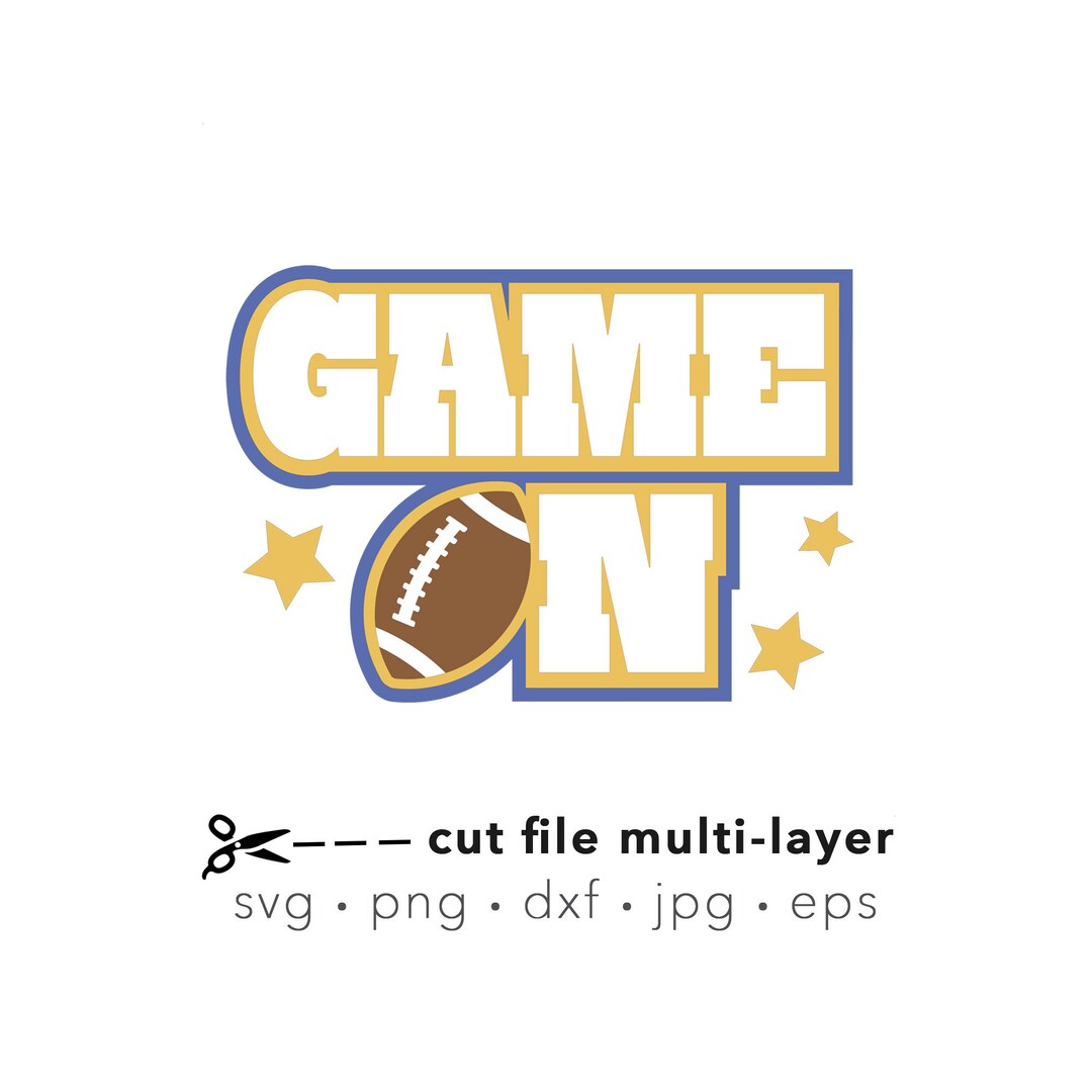 Football Svg, Retro Game on Svg, Sports Clipart, Cricut and Silhouette ...