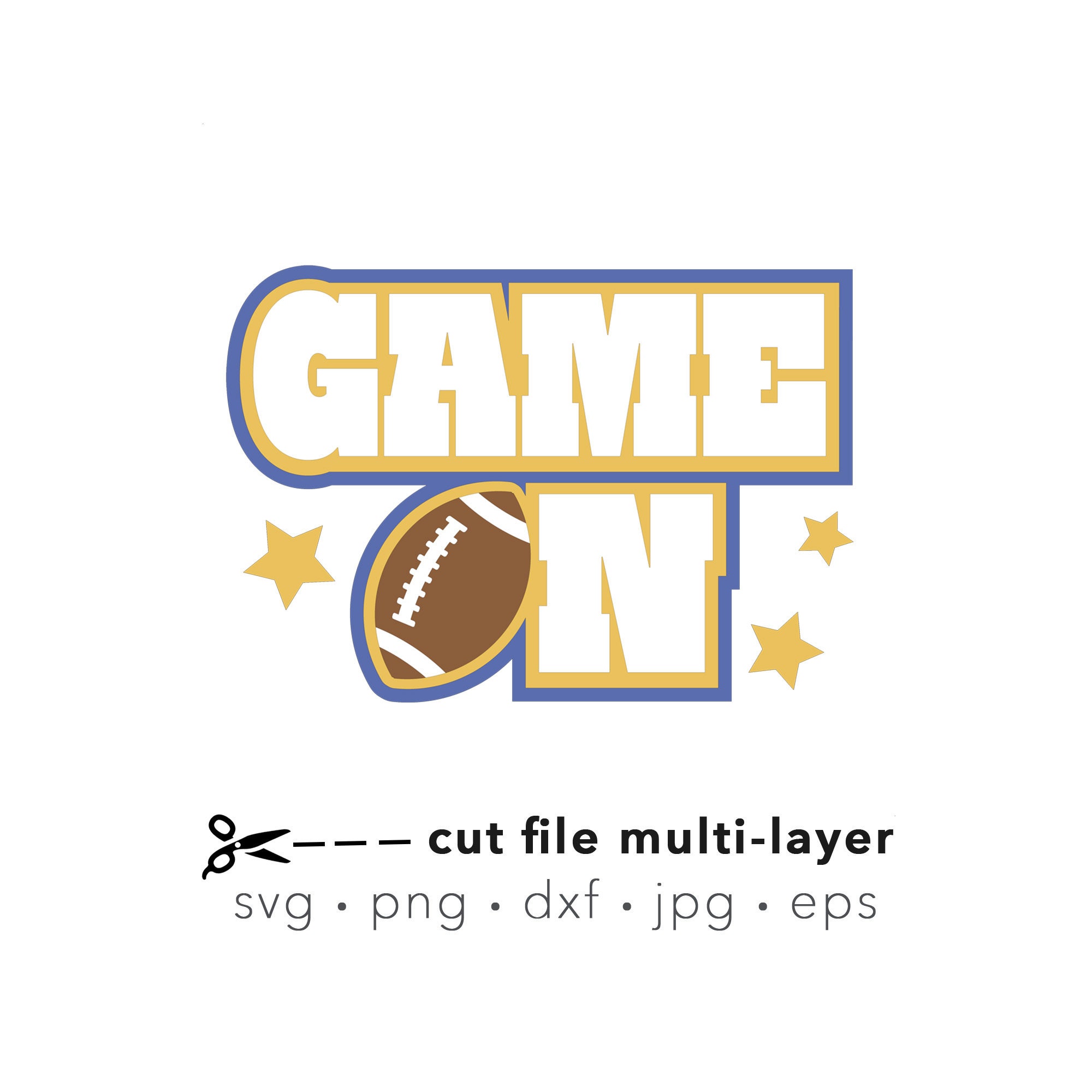 Football Svg, Retro Game on Svg, Sports Clipart, Cricut and Silhouette ...