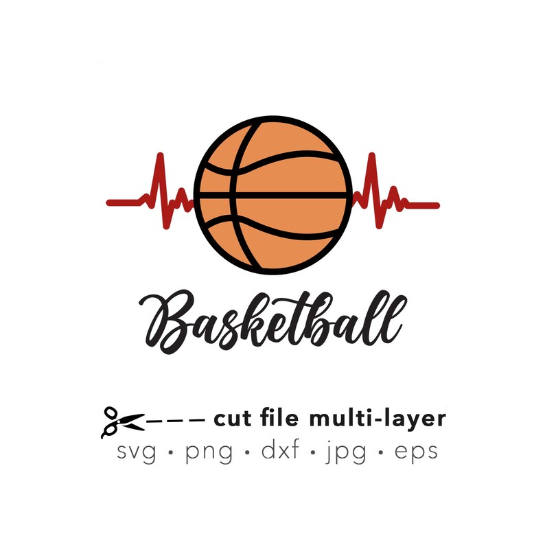 Baloncesto svg, baloncesto ekg png, imágenes prediseñadas, arte ...