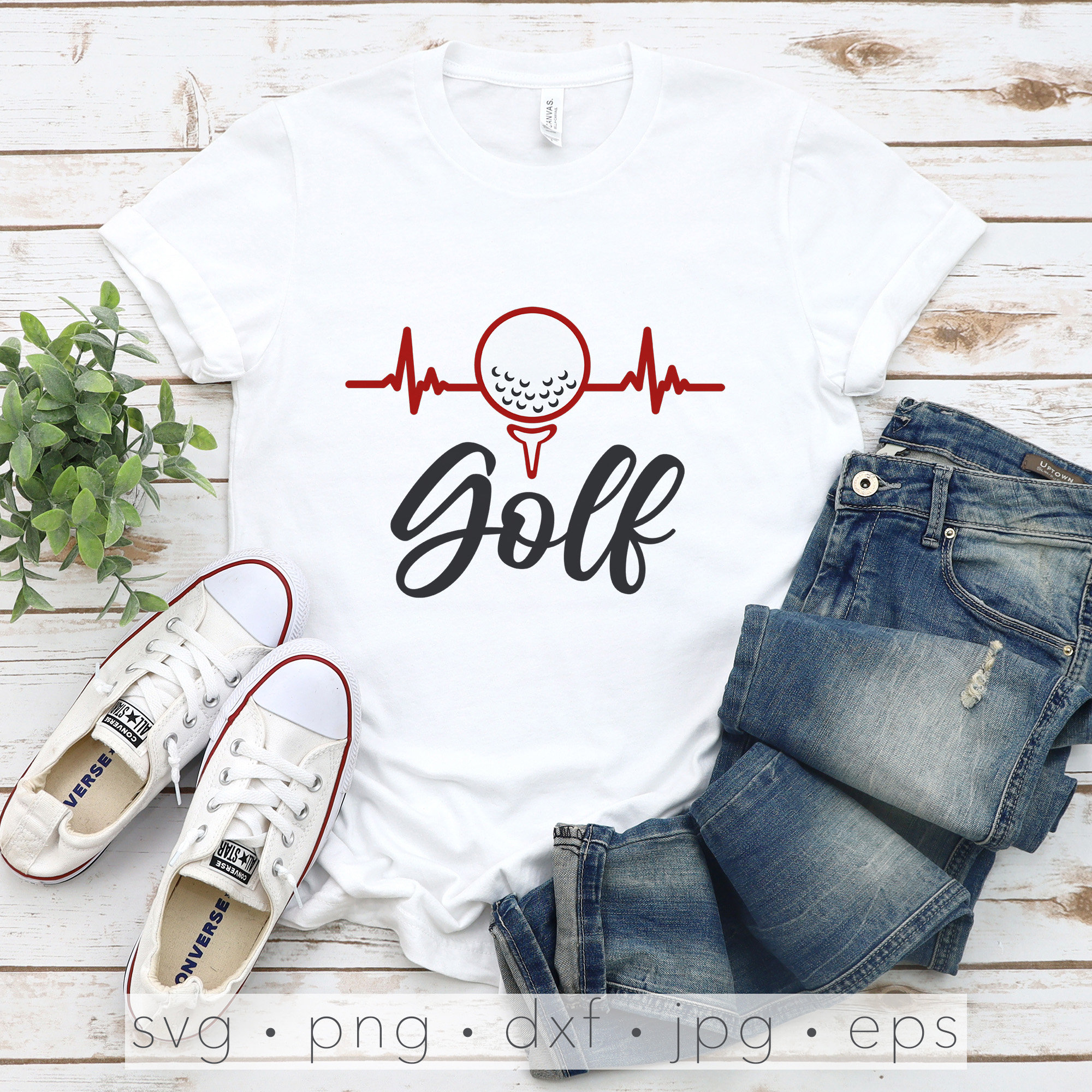 Golf Svg, Golf Png, Golf Ekg Svg for Silhouette and Cricut Svg Design ...