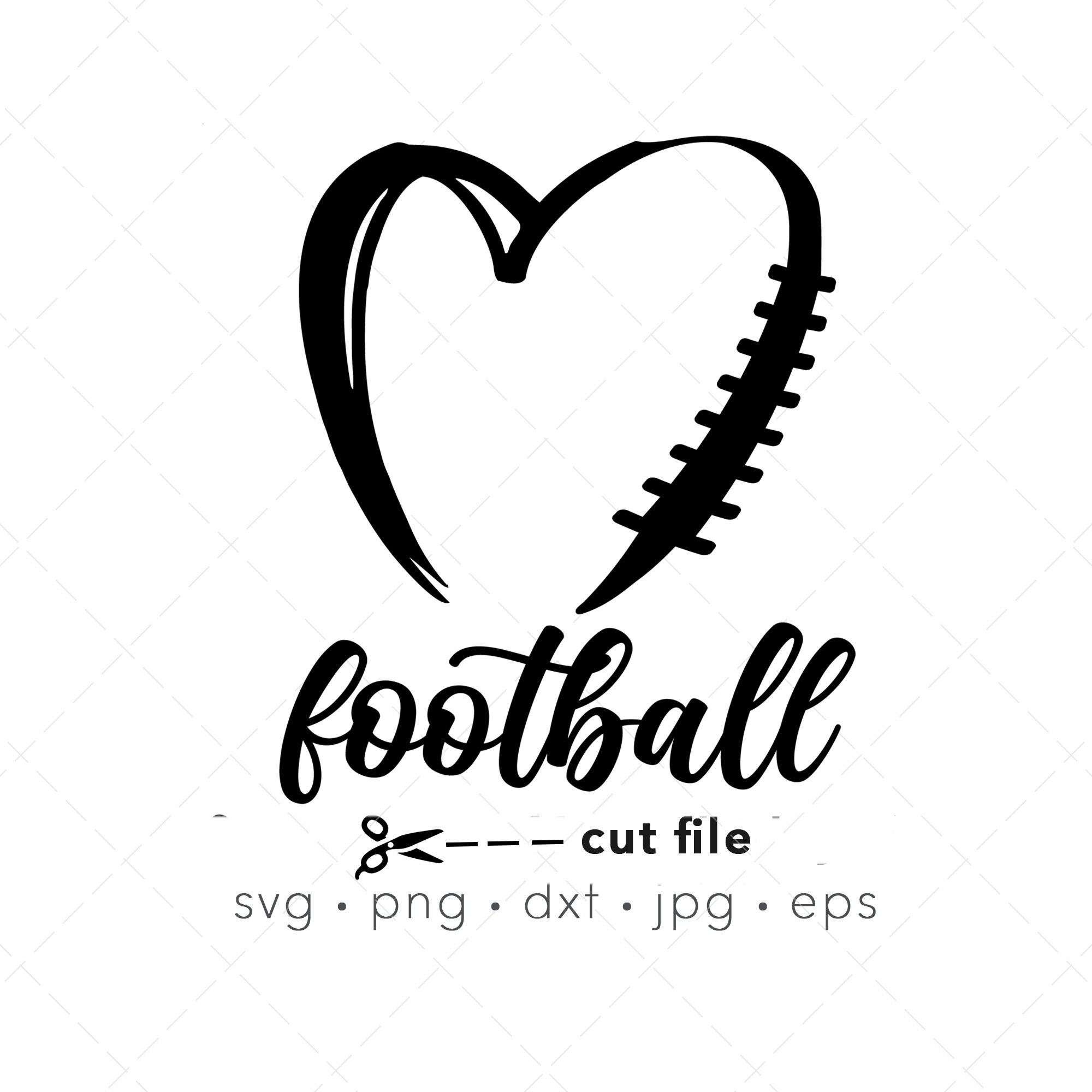 Football Svg Football Fan Svg Cute Football Png Cricut and - Etsy