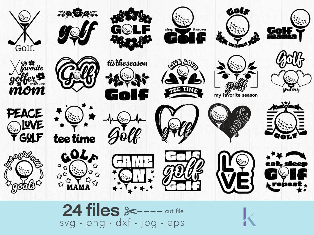 Golf Svg, Golf Bundle Svg, Golf Png, Golf Laser Cut File, Golfing Svg ...
