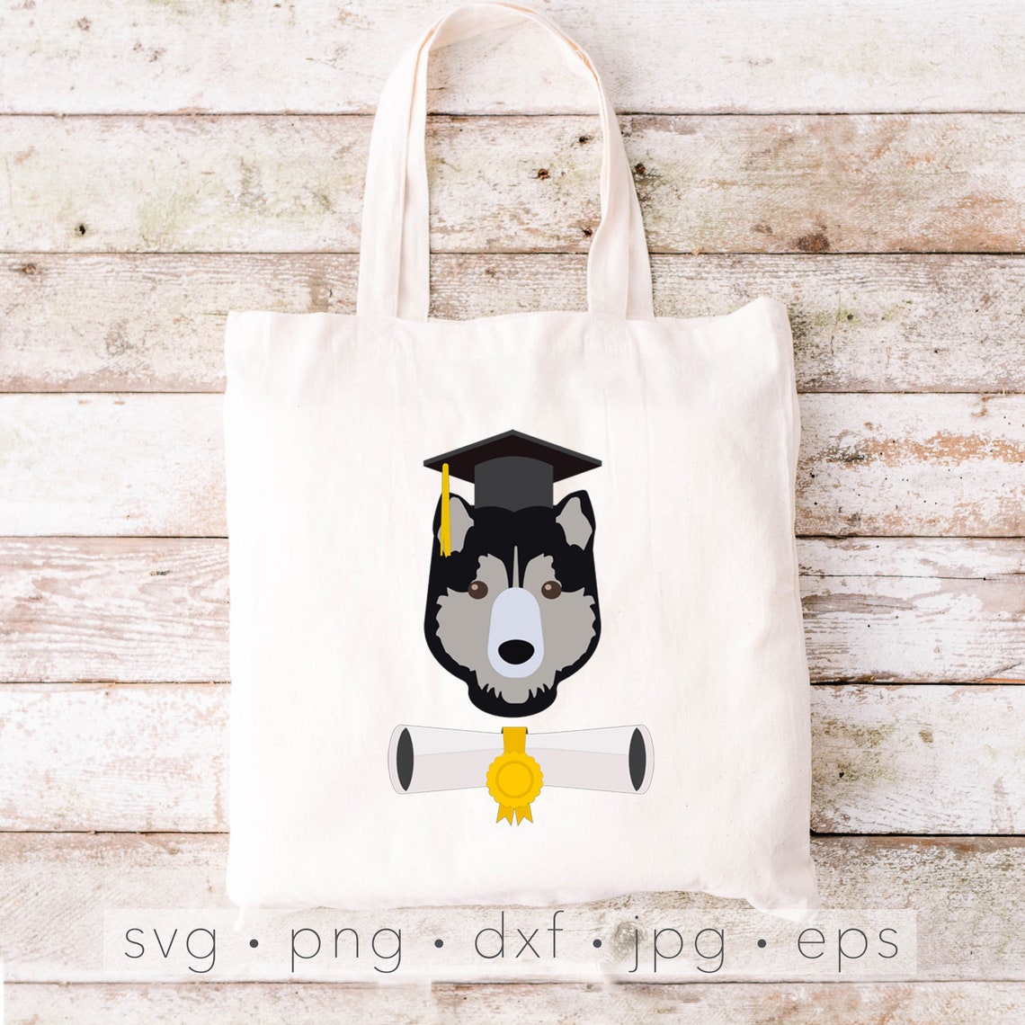 Graduation Svg Husky, Husky Svg, Husky Png, Graduation Cap Svg, Laser ...