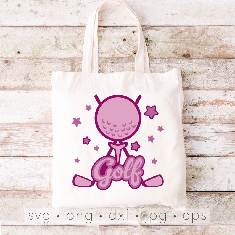 Golf Svg Golf Png Pink Golf Ball Svg for Silhouette and - Etsy