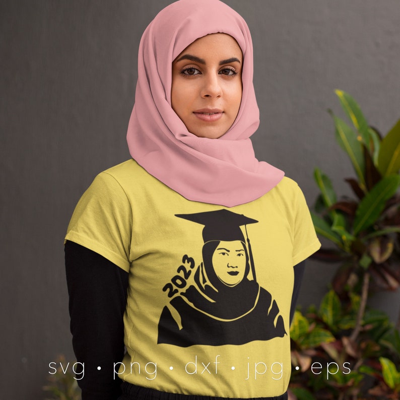 Hijab Graduation 2023 Svg, Muslim Graduation Svg, Hijab Png, Hijab Clip ...