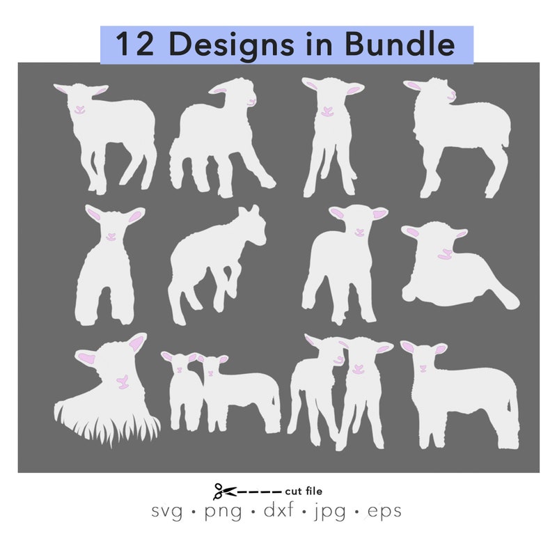 Baby Sheep Svg - Etsy