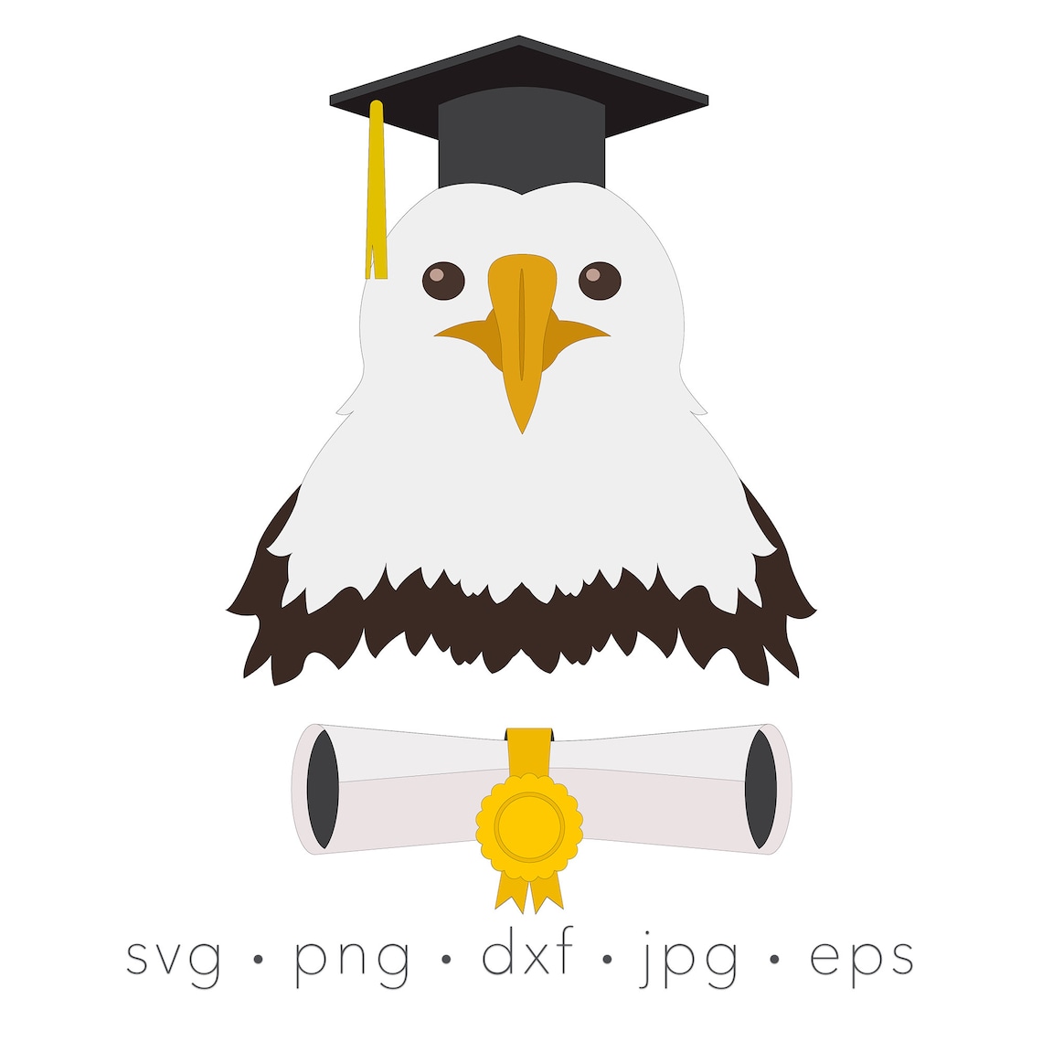 Graduation Svg Eagle, Eagle Svg, Eagle Png, Graduation Cap Svg, Laser ...