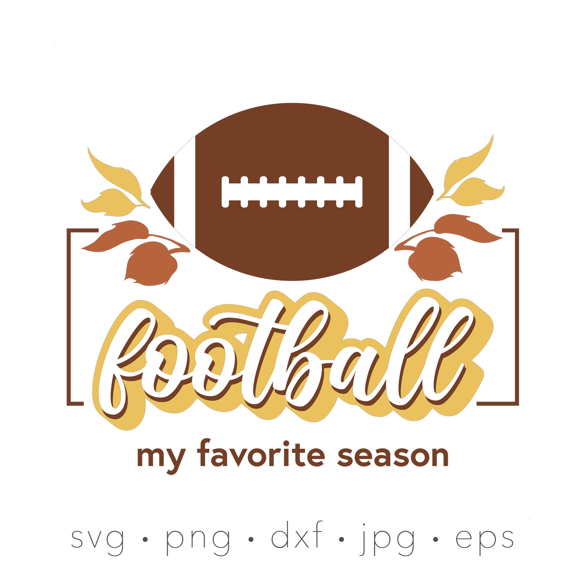 Football Svg Fall Football Svg Sports Clipart Cricut and - Etsy