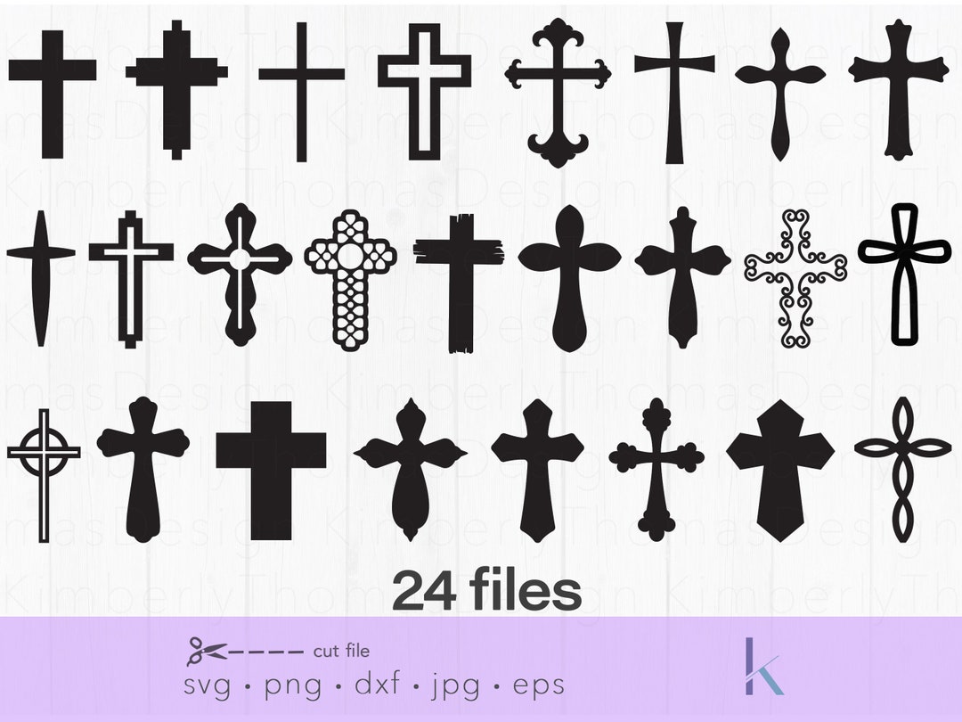 Croix svg, lot de svg chrétien, Pâques chrétienne svg, svg pour ...