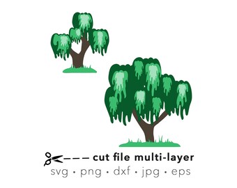 Willow Tree Papercraft Template Mini Weeping Willow Tree DIY - Etsy