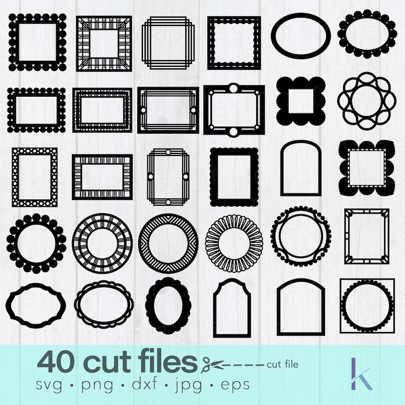 Picture Frame Svg - Etsy