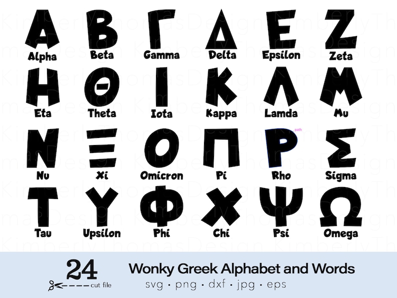 Greek Alphabet SVG, Fun Fraternity Letters Bundle Svg, Sorority ...