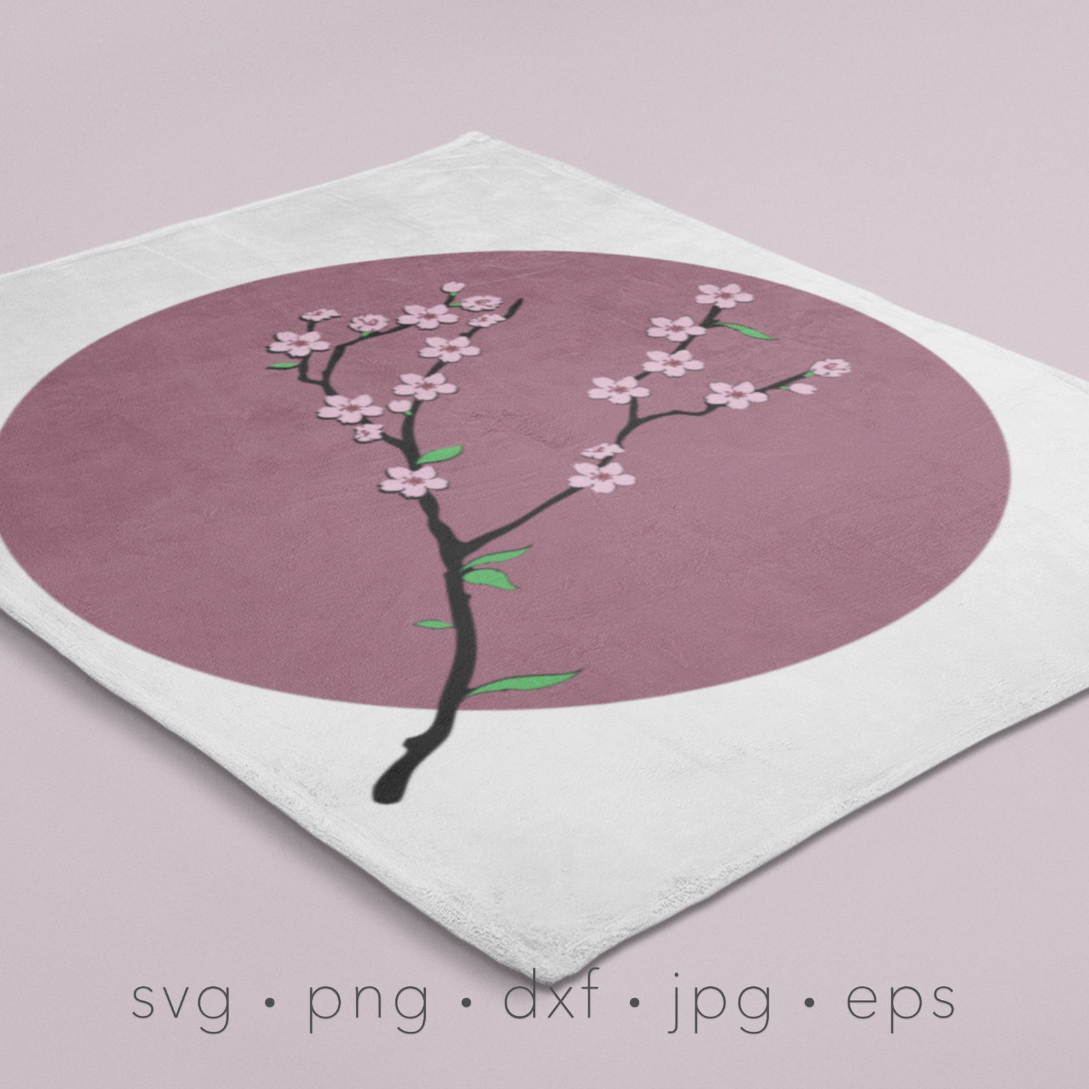 Cherry Blossom Tree Svg, Sakura, Layered Flower Svg, Blossom, Cut File ...