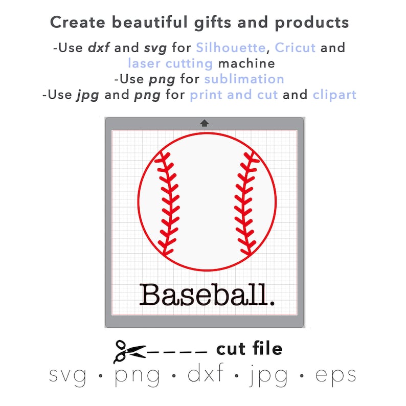 Baseball Svg, Baseball PNG, Sports Svg, Simple Baseball, Svg Files for ...