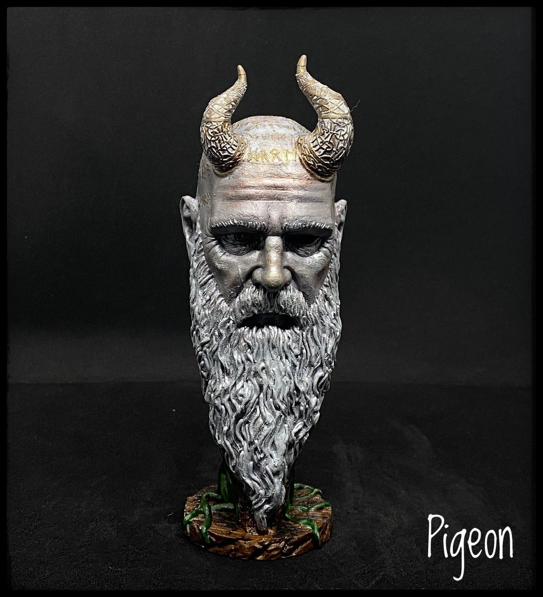 God of War Mimir Bust, Mimir Head Sculpture, Mimir Figure - Etsy