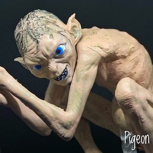 Gollum - 2 Hobbit Bust Figure / Lord of the Rings Characters /hand ...