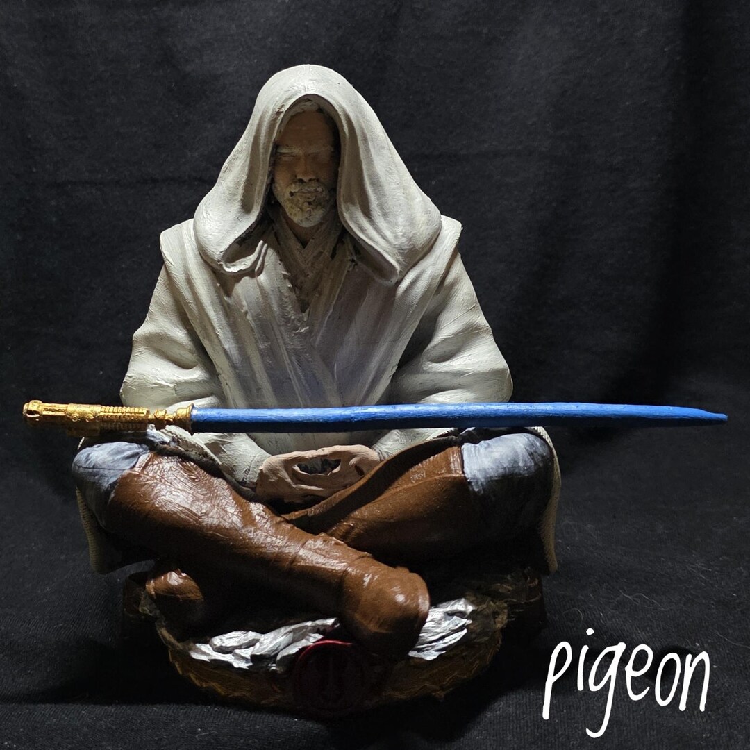 Obi-wan Kenobi Bust, Obi-wan Kenobi Head Sculpture, Obi-wan Kenobi ...