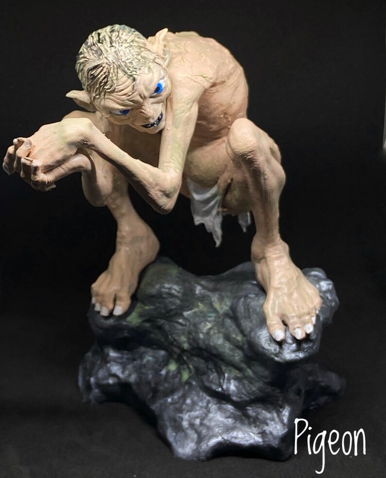 Gollum-2 Hobbit Bust Figure / Lord of the Rings / Hand Painting - Etsy