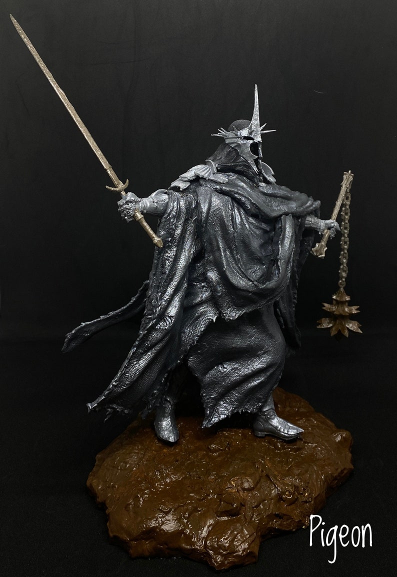 Witch King of Angmar Nazgul Figure, Nine Riders, Black Riders, Lord of ...