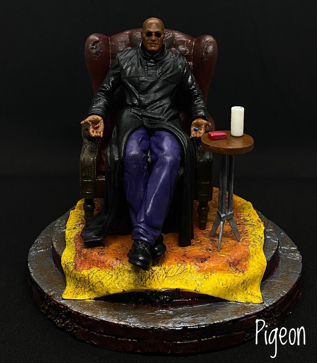 Morpheus ( the Matrix ) Bust, Morpheus Sculpture, Handmade Art ...