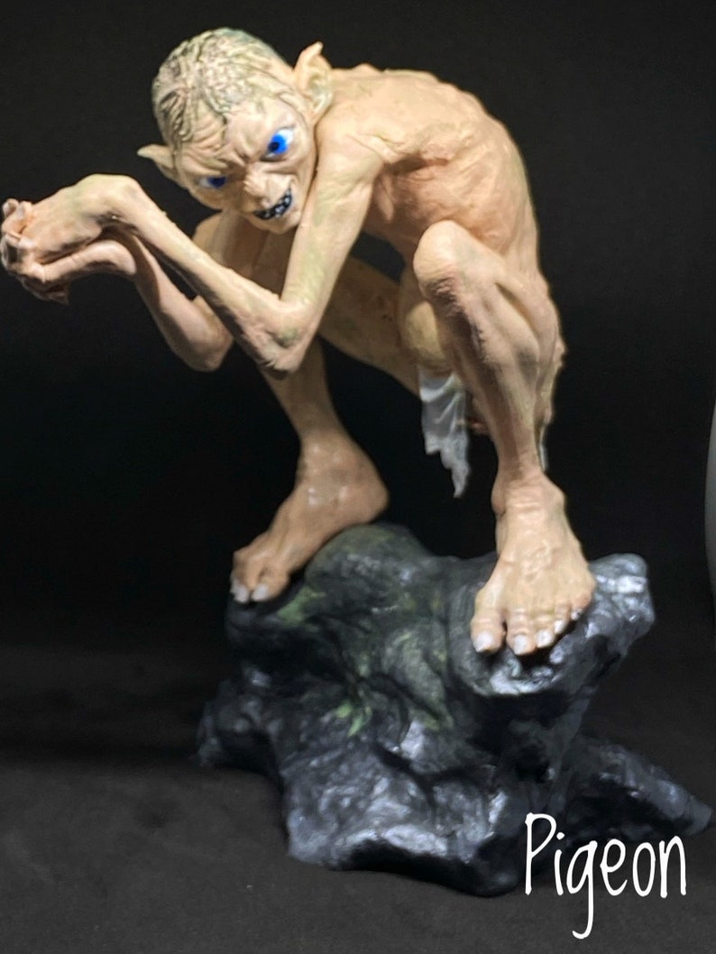 Gollum-2 Hobbit Bust Figure / Lord of the Rings / Hand Painting - Etsy