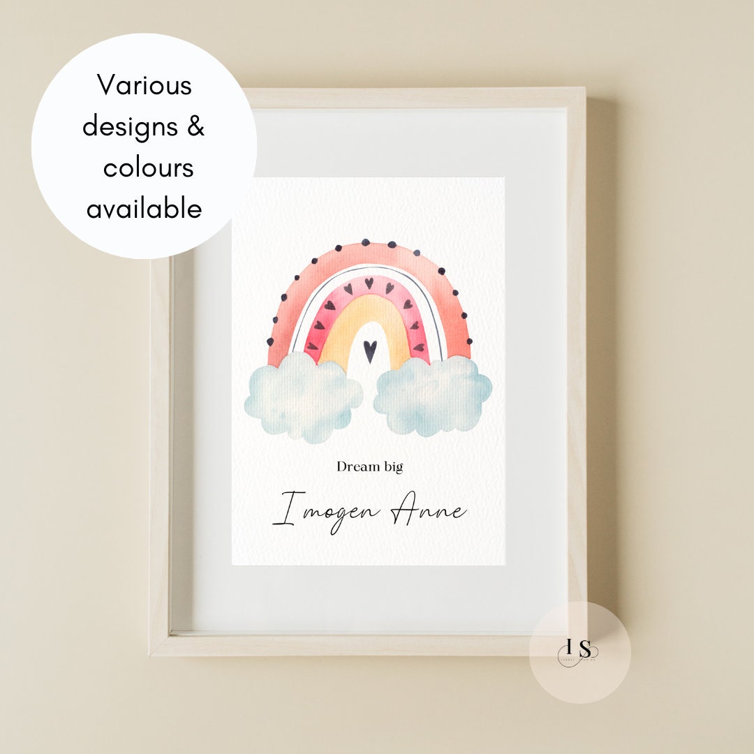 NEW BABY GIFT | Baby Gift Personalized | Baby Personalized Print ...
