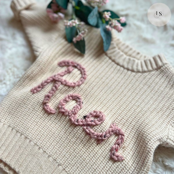 Newborn Personalized Jumper - Etsy