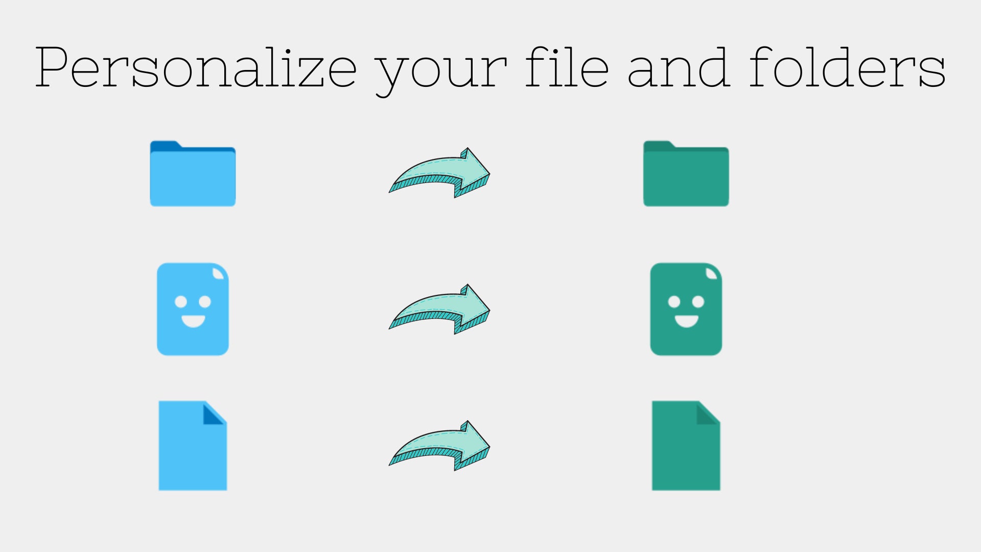Rainbow Folder Icons for Mac and Windows Desktop Icons, Mac Desktop ...