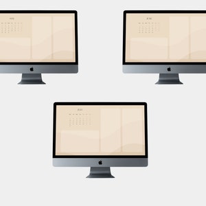 2023 Calendar Desktop Wallpaper Organizer Calendar, Digital Download ...