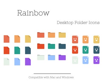 Pink Folder Icons for Mac and Windows Desktop Icons, Mac Desktop Folder ...