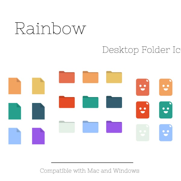 Desktop Folder Icons - Etsy