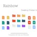 Rainbow Folder Icons for Mac and Windows Desktop Icons, Mac Desktop ...