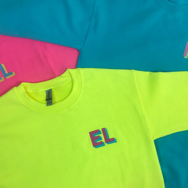 Neon Sweatshirt - Etsy