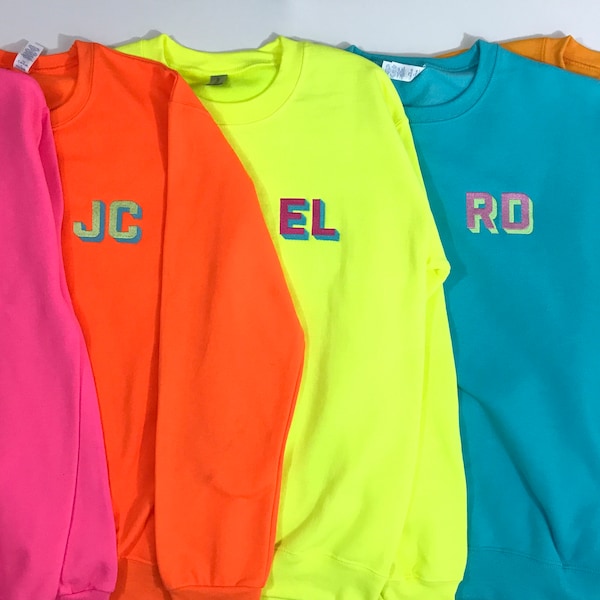 Neon Sweatshirt - Etsy