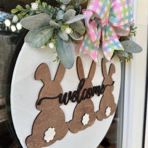 Easter Front Door Decor | Easter Door Hanger |front Door Sign| Easter ...