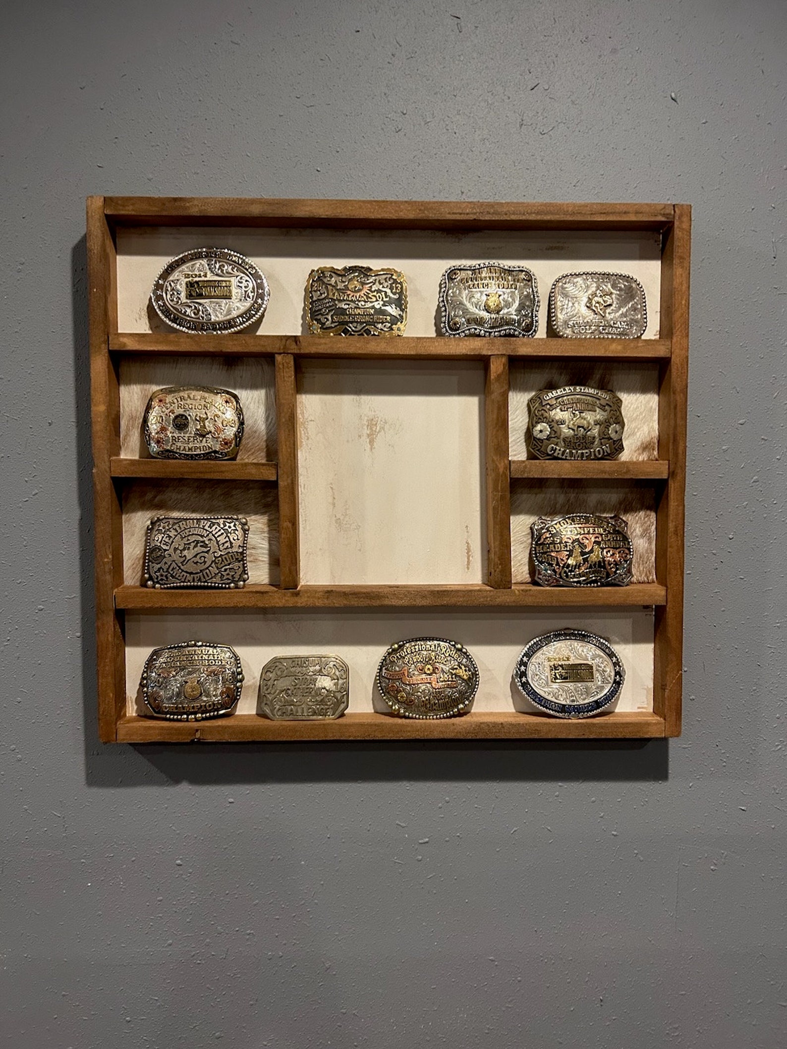Western Belt Buckle Display Case - Etsy