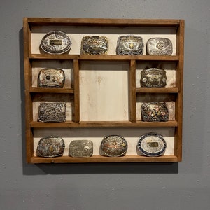 Western Belt Buckle Display Case - Etsy